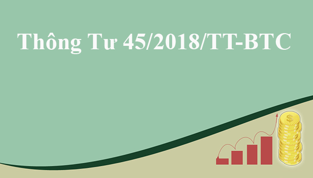 Thông tư 45/2018/TT-BTC Hướng dẫn chế độ quản lý, tính hao mòn, khấu ...