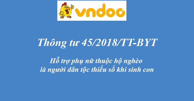 Thông tư 45/2018/TT-BYT - HoaTieu.vn