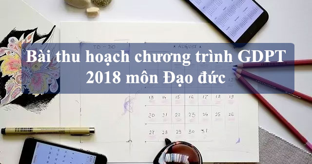 Bài thu hoạch chương trình GDPT 2018 môn Đạo đức - HoaTieu.vn