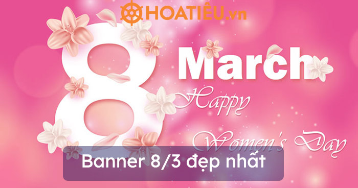 30+ Banner 8/3 đẹp nhất
