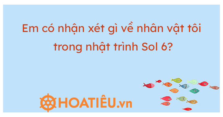 Em có nhận xét gì về nhân vật tôi trong nhật trình Sol 6? - HoaTieu.vn