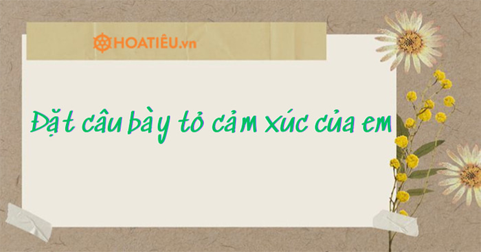 Đặt câu bày tỏ cảm xúc của em trước những khó khăn, gian khổ của chú ...