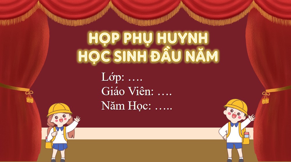 (7 mẫu) Mẫu PowerPoint họp phụ huynh 2025 đẹp nhất