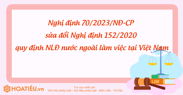 Tải Nghị định 70/2023/NĐ-CP file doc, pdf - HoaTieu.vn