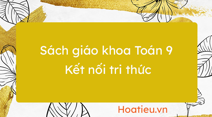 Sách giáo khoa Toán 9 Kết nối tri thức 2024 - Bản mẫu SGK mới lớp 9 môn ...