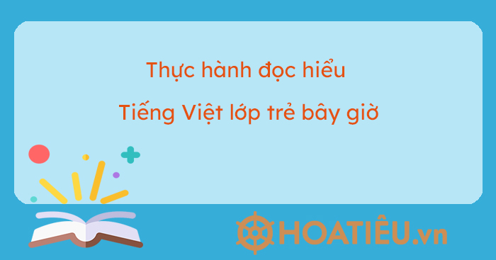 Thực hành đọc hiểu Tiếng Việt lớp trẻ bây giờ - HoaTieu.vn