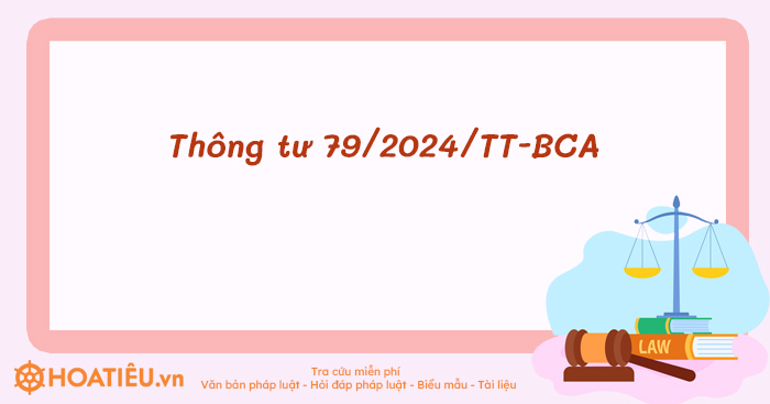 Thông tư 79/2024/TT-BCA cấp, thu hồi chứng nhận đăng ký xe, biển số xe ...