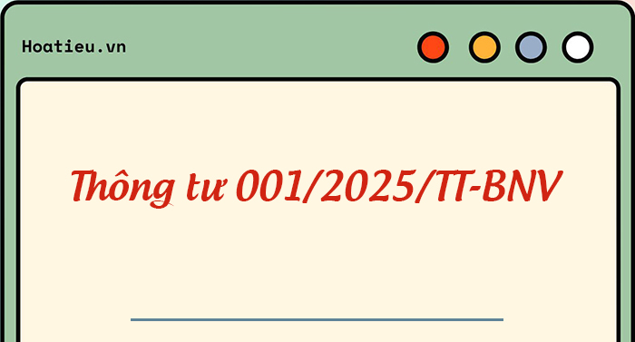 Thông tư 001/2025/TT-BNV về Nội quy và Quy chế tuyển dụng, nâng ngạch ...