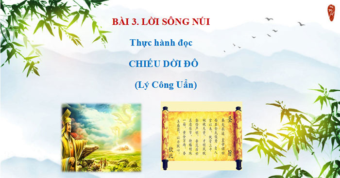Bài giảng điện tử Ngữ văn 8 Kết nối tri thức Bài 3: Chiếu dời đô