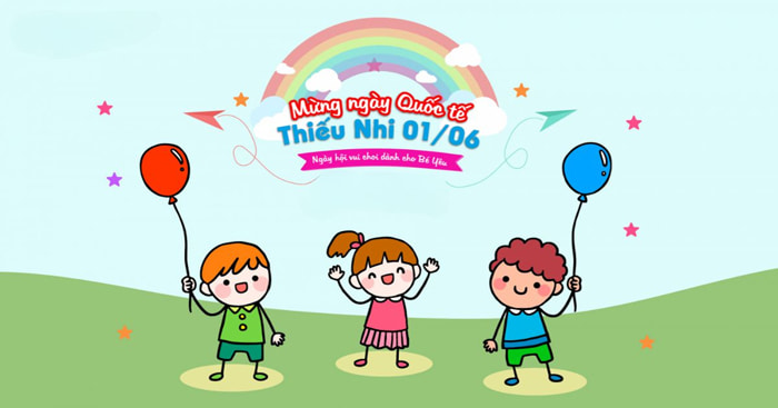 4 Mẫu Powerpoint Quốc tế thiếu nhi 1/6 đẹp nhất