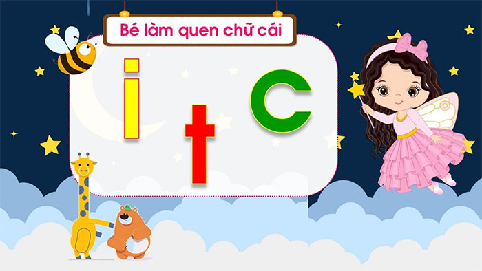 Giáo án: Làm quen chữ cái itc