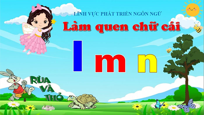 Giáo án mầm non: Trò chơi chữ cái l m n
