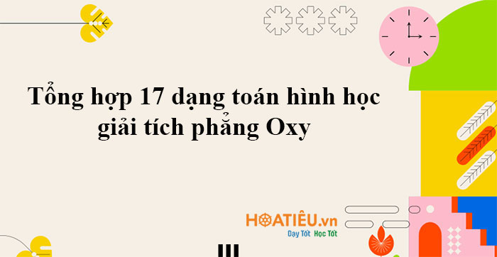 Hướng dẫn học và dạy Hình học giải tích Oxy Toán 10
