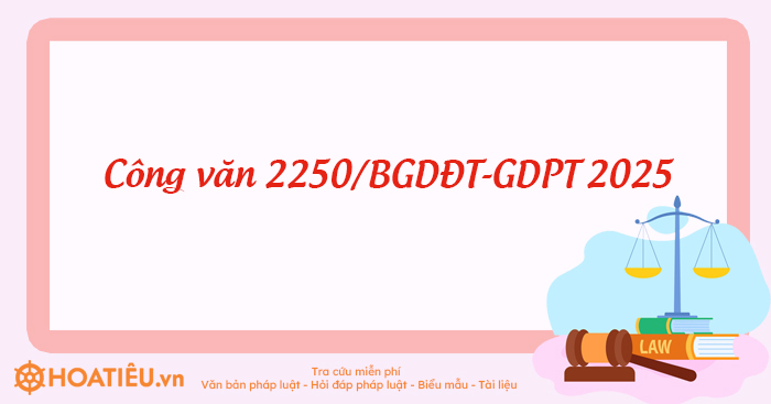 Công văn 2250/BGDĐT-GDPT 2025 về Hướng dẫn sử dụng Ứng dụng trí tuệ ...