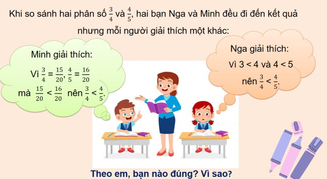 Giáo án Toán 6 Bài 3: So sánh phân số (Tích hợp AI)