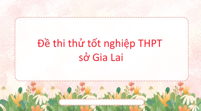 Đáp án đề thi thử THPT 2026 môn Công nghệ Công nghiệp sở Gia Lai