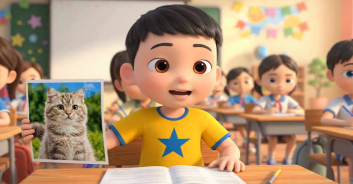 Video AI mở đầu Tin học 3 Bài 11: Bài trình chiếu của em