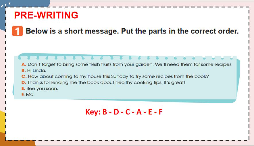 Giáo án và PPT Tiếng Anh 11 Unit 1 Writing